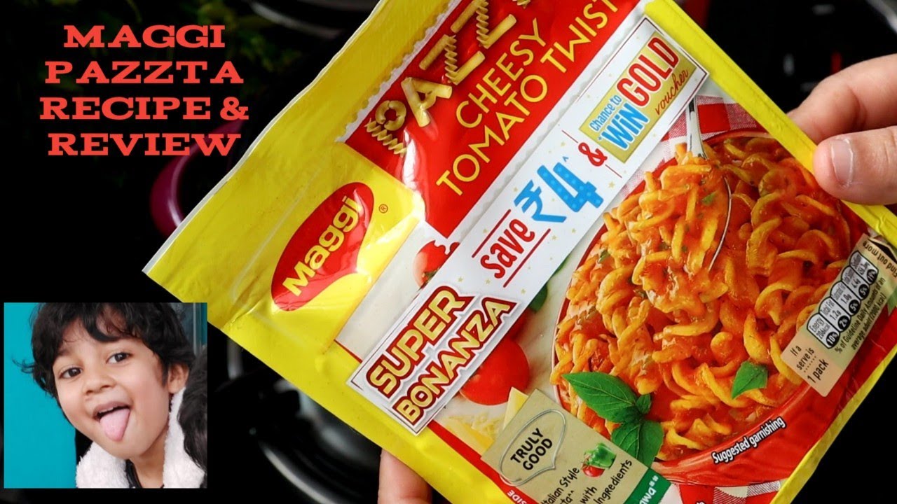 Maggi Pazzta Cheesy Tomato Twist Recipe and Review | Maggi Pasta ...