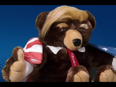 It's Not A Bird. It's Not A Plane. No, It's Trumpy Bear with Donald Trump Hair. #DonaldTrump ...