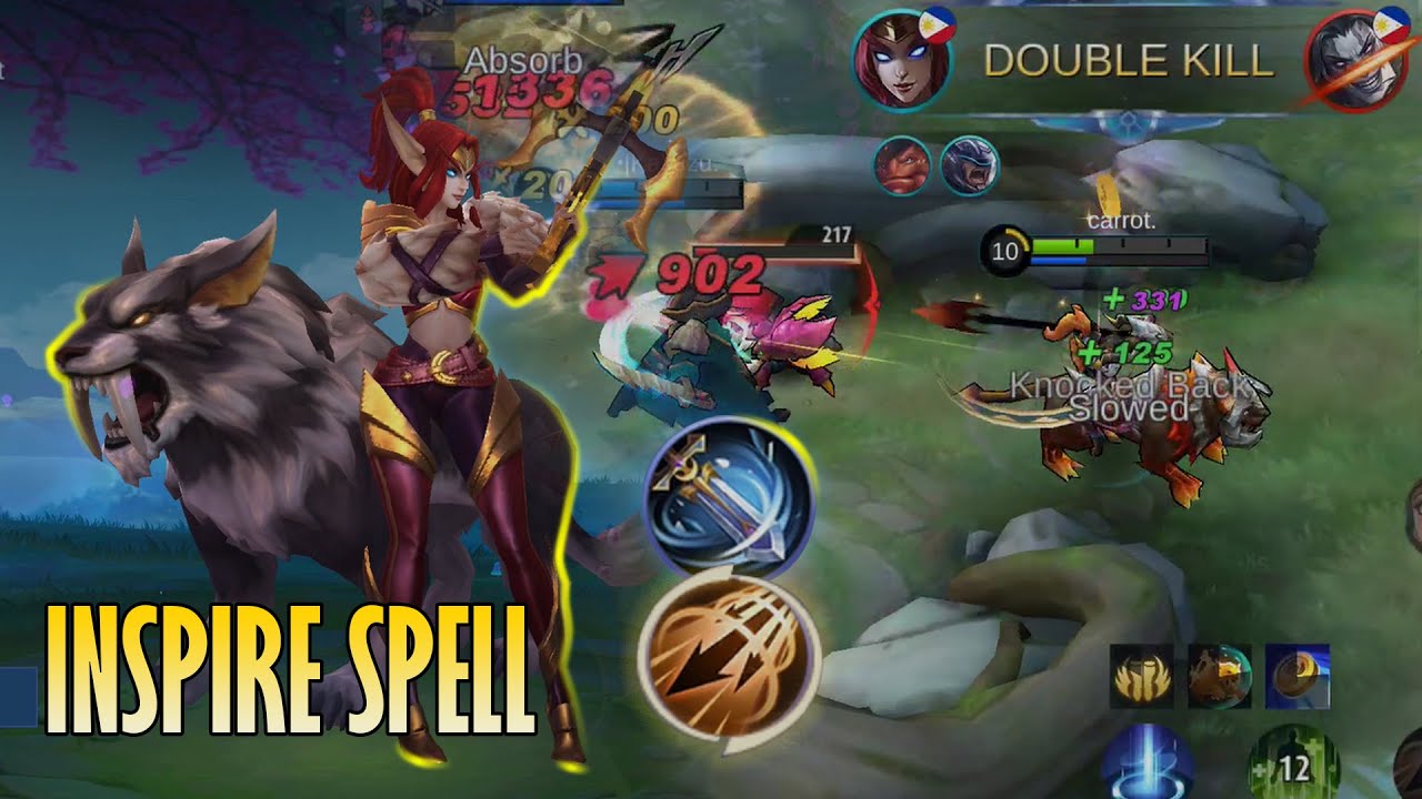 IRITHEL GOLD LANE WITH INSPIRE SPELL | MLBB - YouTube