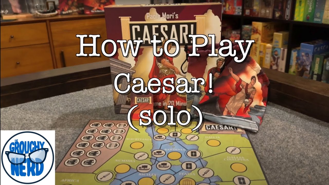 How to play Caesar! Seize Rome in 20 Minutes solo (with modules) - YouTube