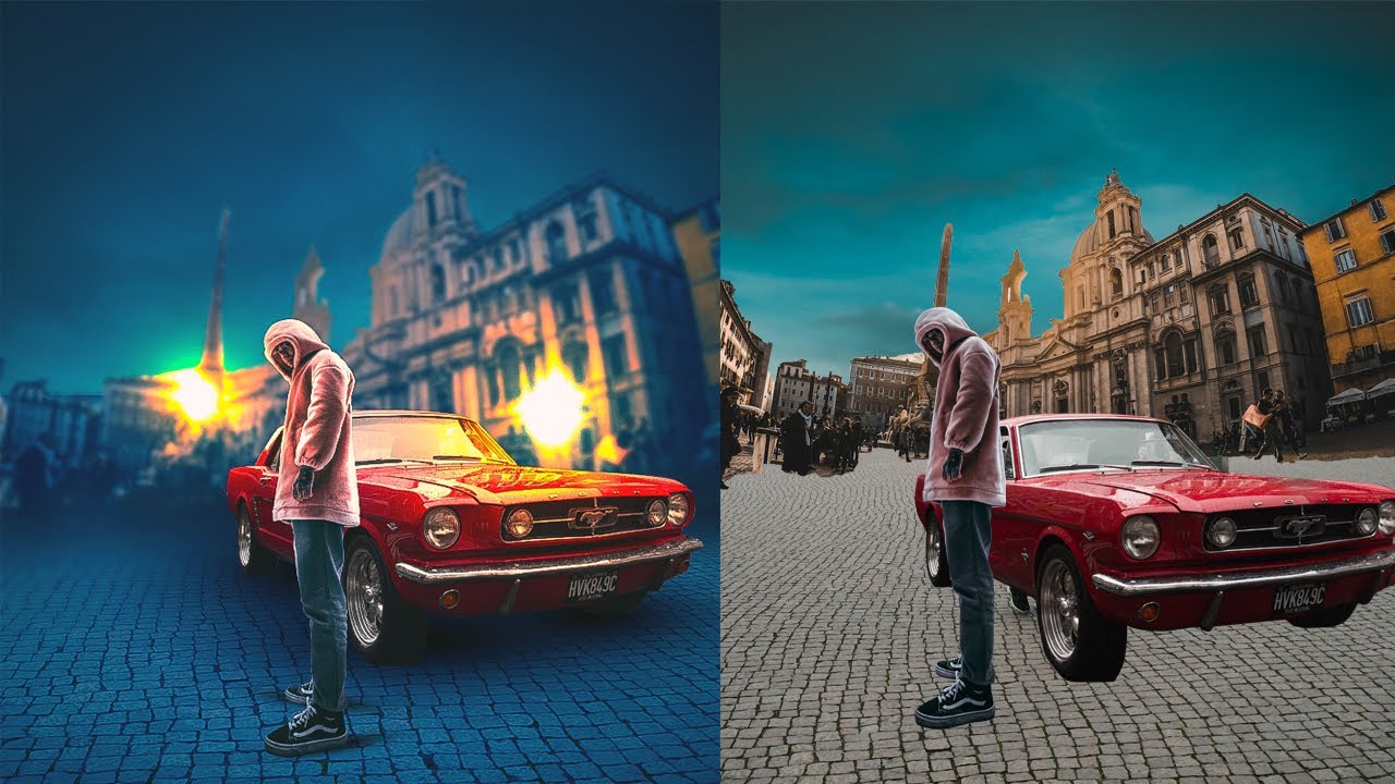 Photo Manipulation And Light Reflection In Photoshop Tutorial - YouTube