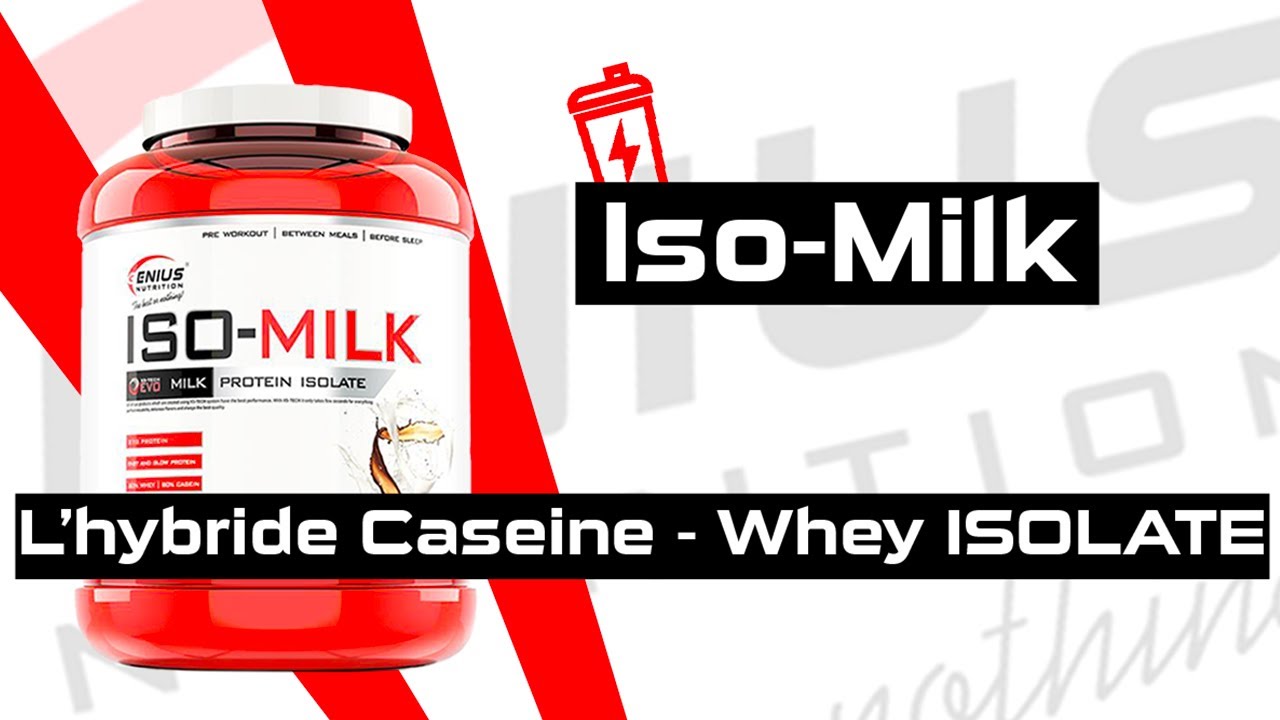 Iso-Milk = Une WHEY ISOLATE mélangé à de la CASÉINE ! - YouTube