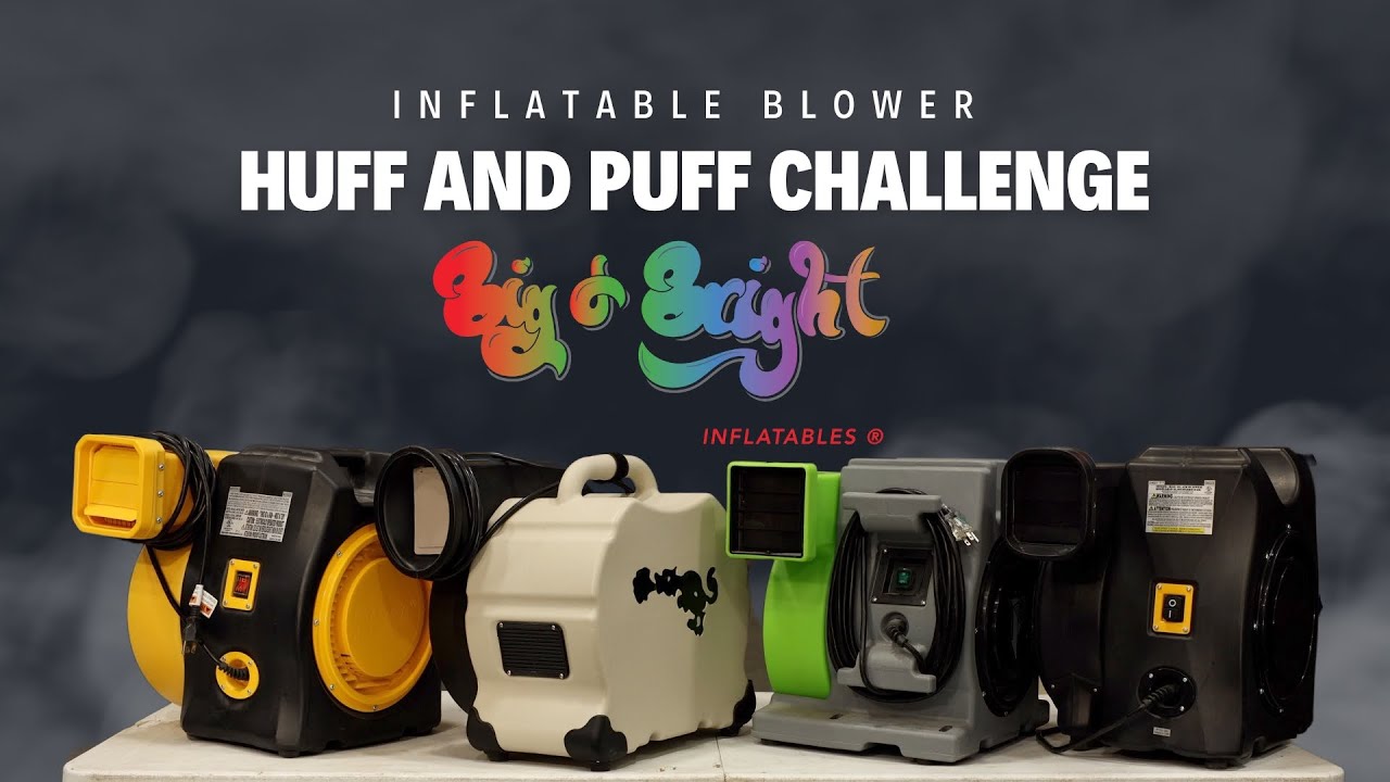 Huff and Puff Inflatable Blower Challenge - Part 1 - YouTube