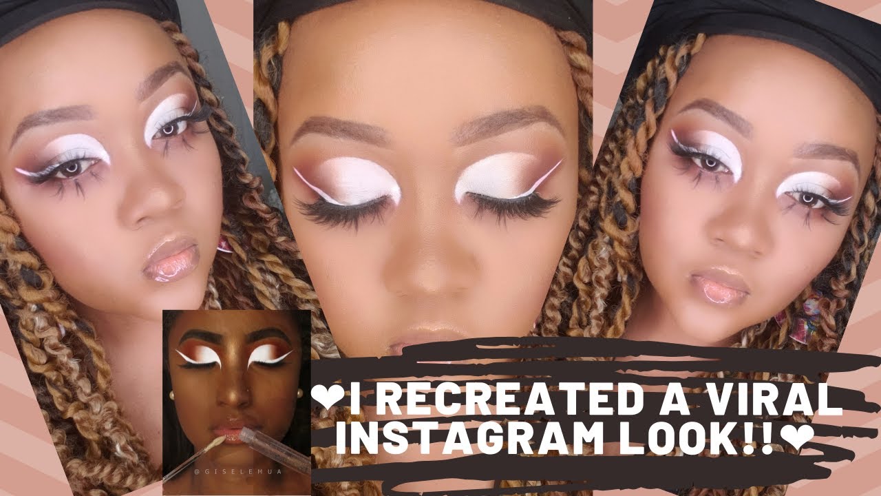 MAKEUP TUTORIAL FAIL???🤷‍♀️// I RECREATED A VIRAL IG MAKEUP LOOK ...