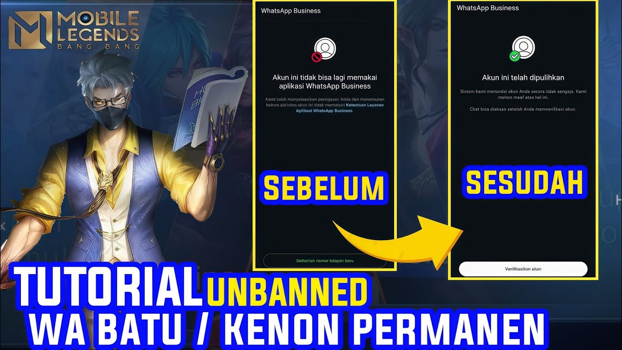TUTORIAL UNBANNED WA BATU/KENON WA PERMANEN - YouTube