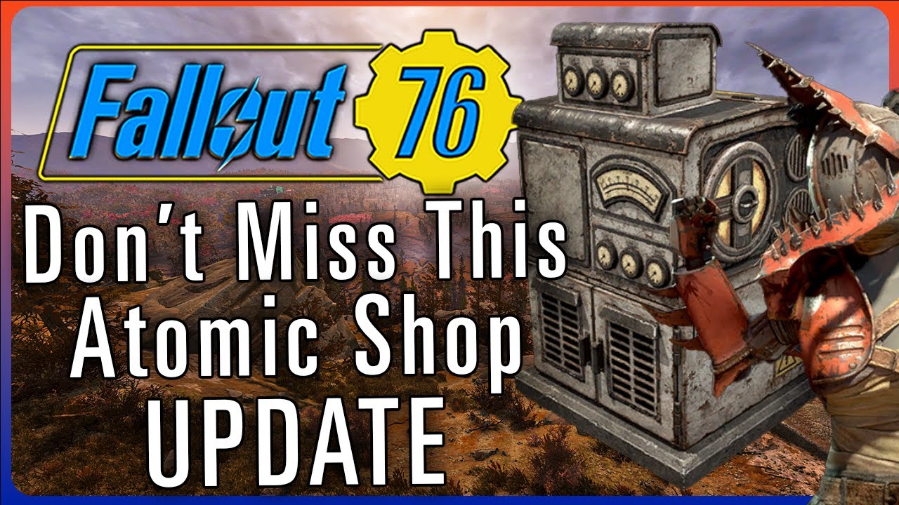 The Fusion Generator And More Is In The Atomic Shop In Fallout 76 - YouTube