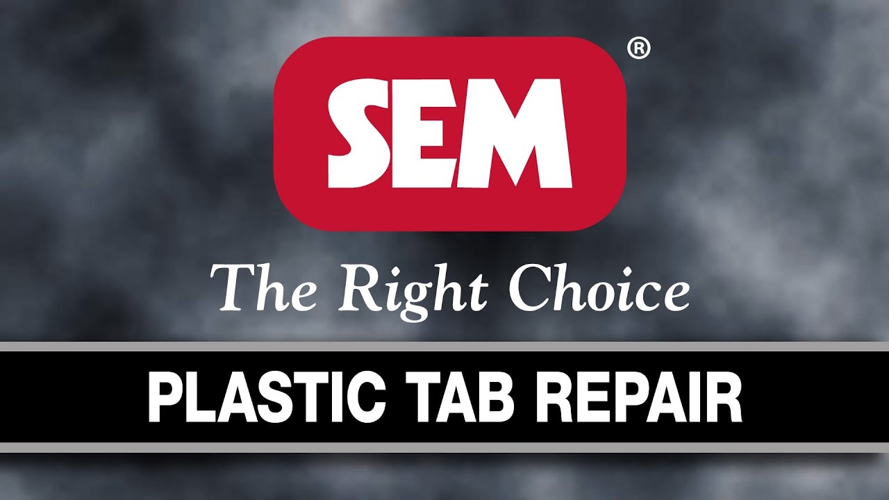 SEM Products, Inc. Plastic Tab Repair - YouTube