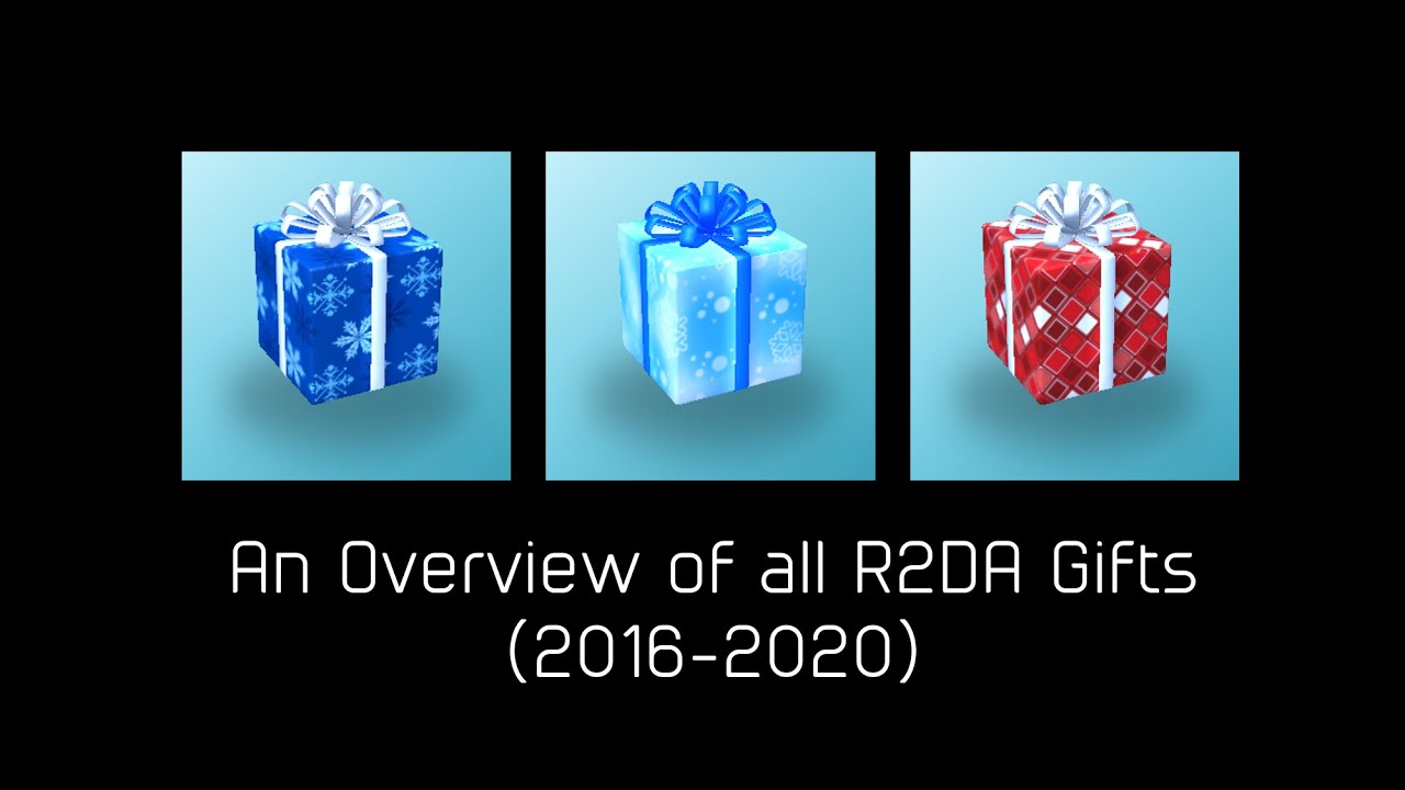 An Overview of all R2DA Gifts (2016-2020) - YouTube