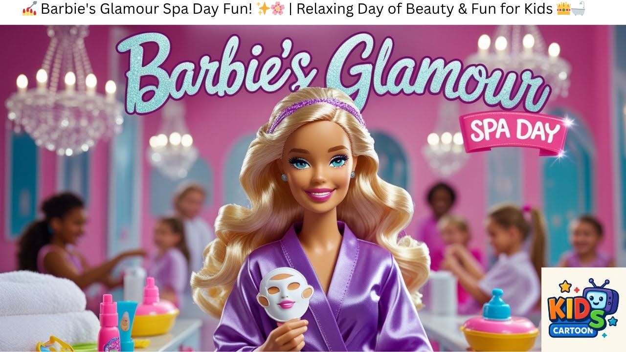 💅 Barbie's Glamour Spa Day Fun! 🌸 | Relaxing Day of Beauty & Fun for ...