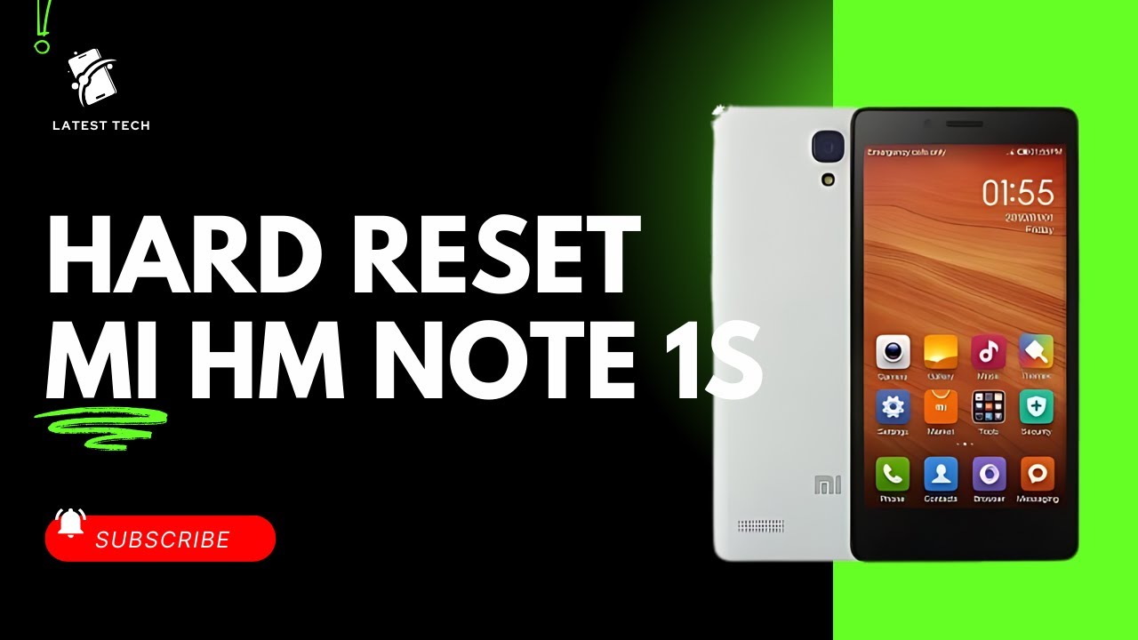 Hard Reset MI HM Note 1S | Hard Reset Xiaomi Redmi | Xiaomi Redmi ...