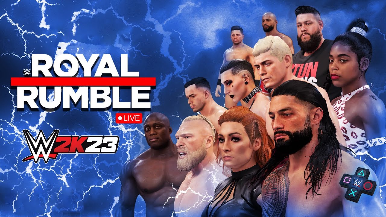 WWE 2K23 - Royal Rumble Match | Live Gameplay - YouTube