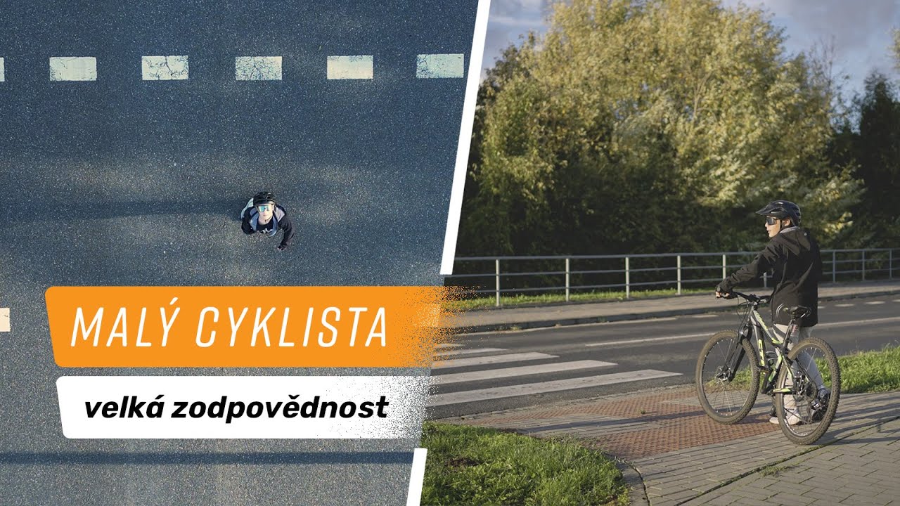 Malý cyklista, velká zodpovědnost: přechody a přejezdy - YouTube