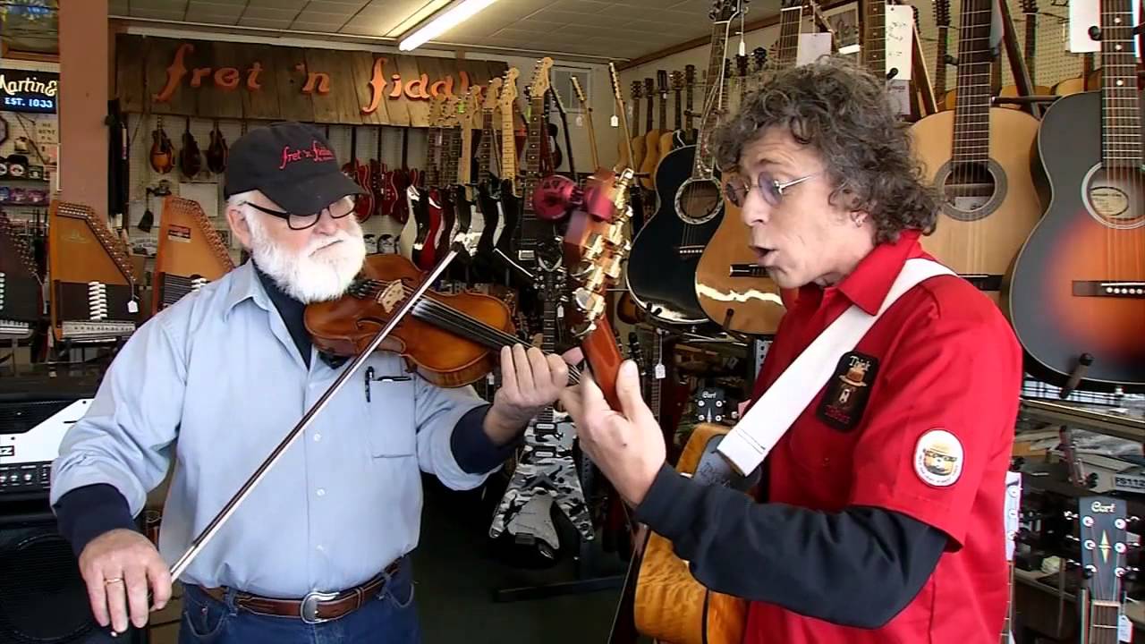 Folk Singer Rich Collins and fiddler, Joe Dobbs - YouTube