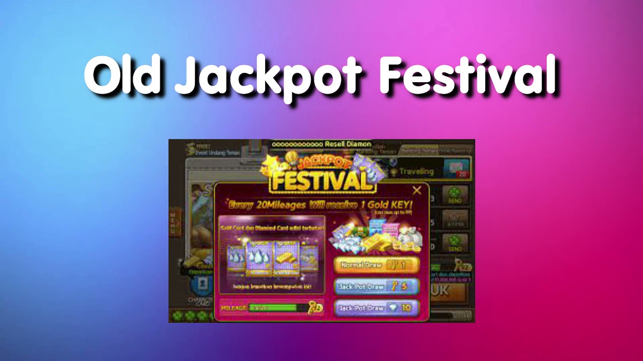 Line Lets Get Rich Old Jackpot Festival Bgm Youtube