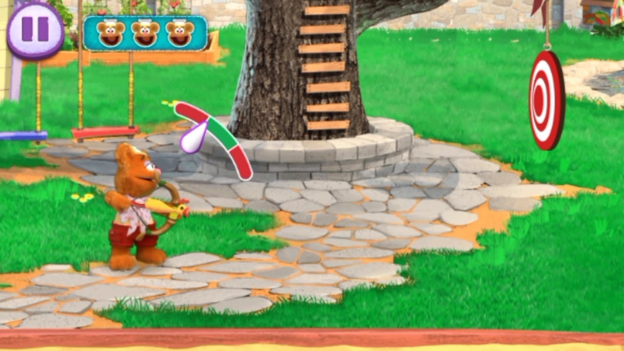 Muppet Babies: Chicken Bow || Disney junior || Animated Games - YouTube