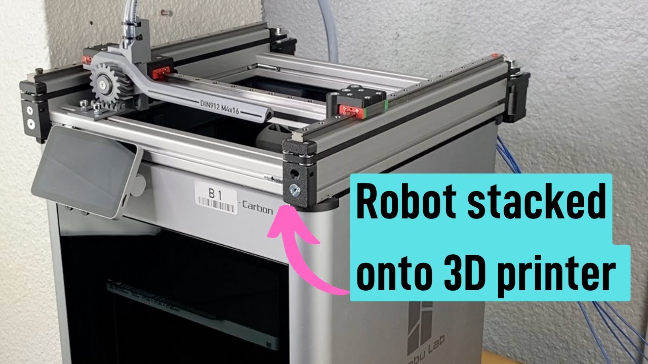 Robotic placement - 3d printed automatic screw packaging #003 - YouTube