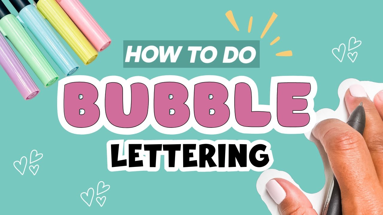 Create Stunning Bubble Letters With This Step by Step Tutorial YouTube Create Stunning Bubble Letters With This Step by Step Tutorial YouTube