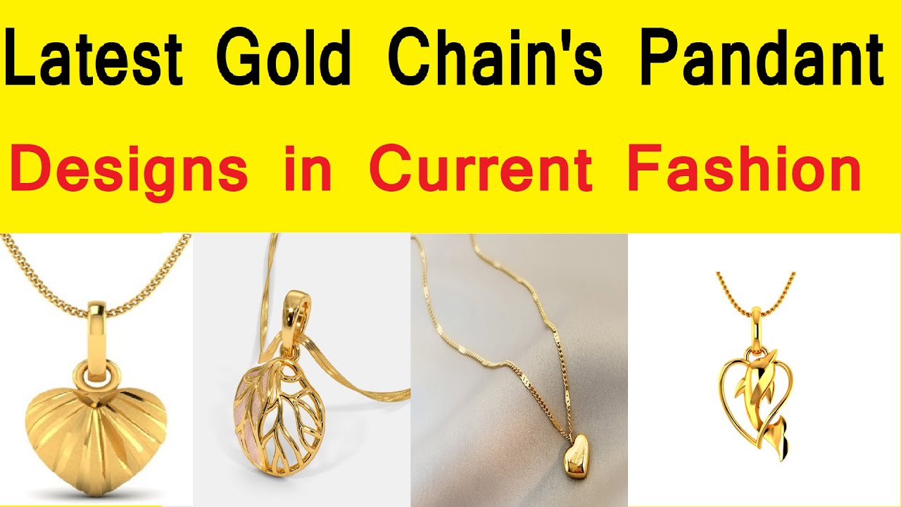 Latest Gold Chain Pandant Designs in Fashion #designergoldpandant # ...