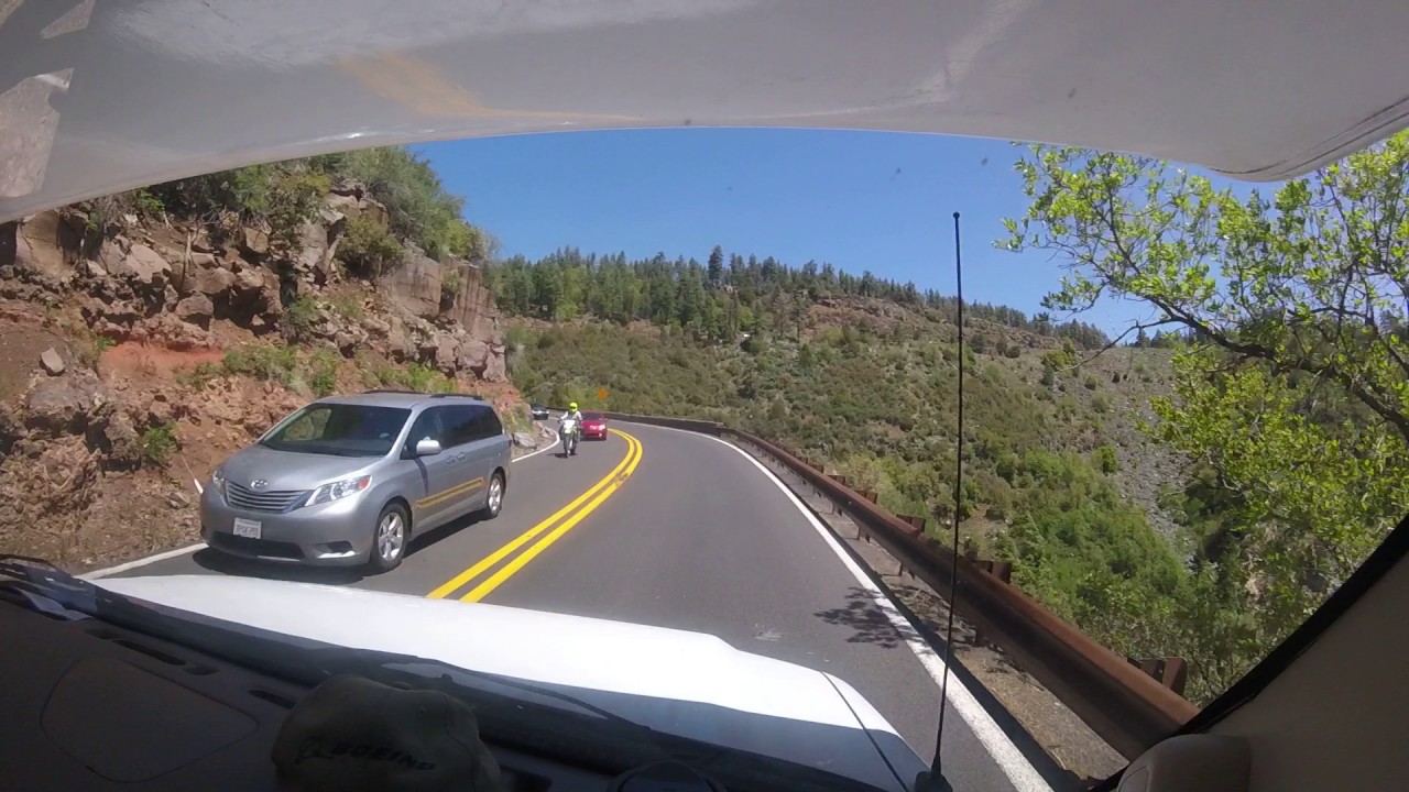 RT 89A Between Sedona & Flagstaff, AZ In An RV - YouTube