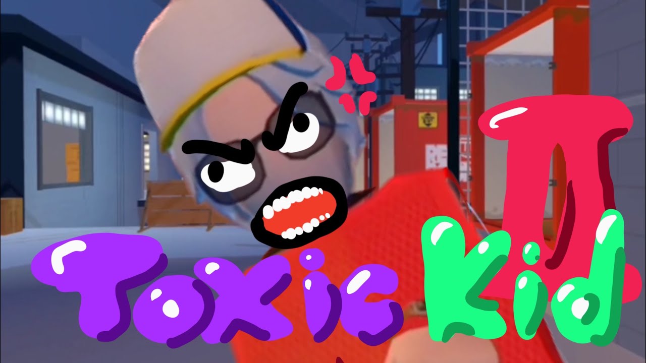 Toxic kid 2 Toxic kid in paint ball Rec room - YouTube