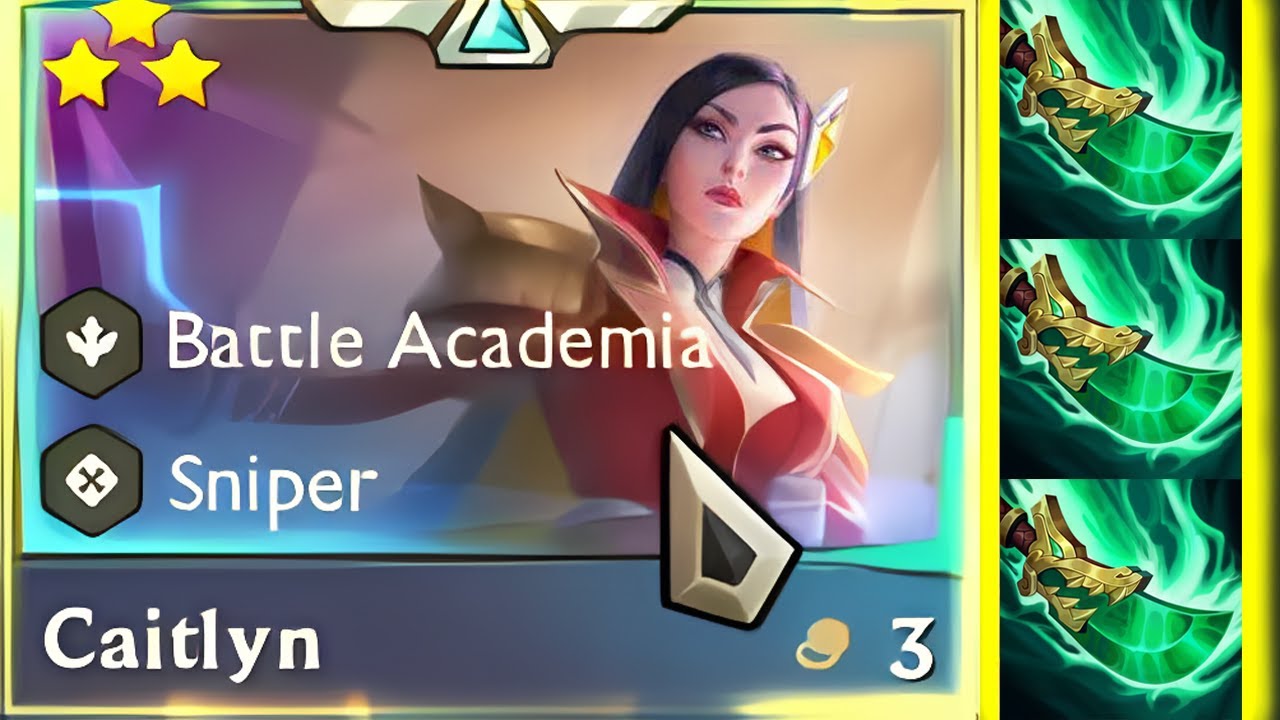 How Toxic is 3 Shojin Caitlyn ⭐⭐⭐ 3 Star | ft. Efficient | TFT SET 15 ...