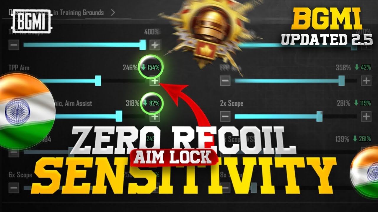 BEST SENSITIVITY SETTING AND FULL GUIDE ON BGMI UPDATE SENSITIVITY ZERO ...