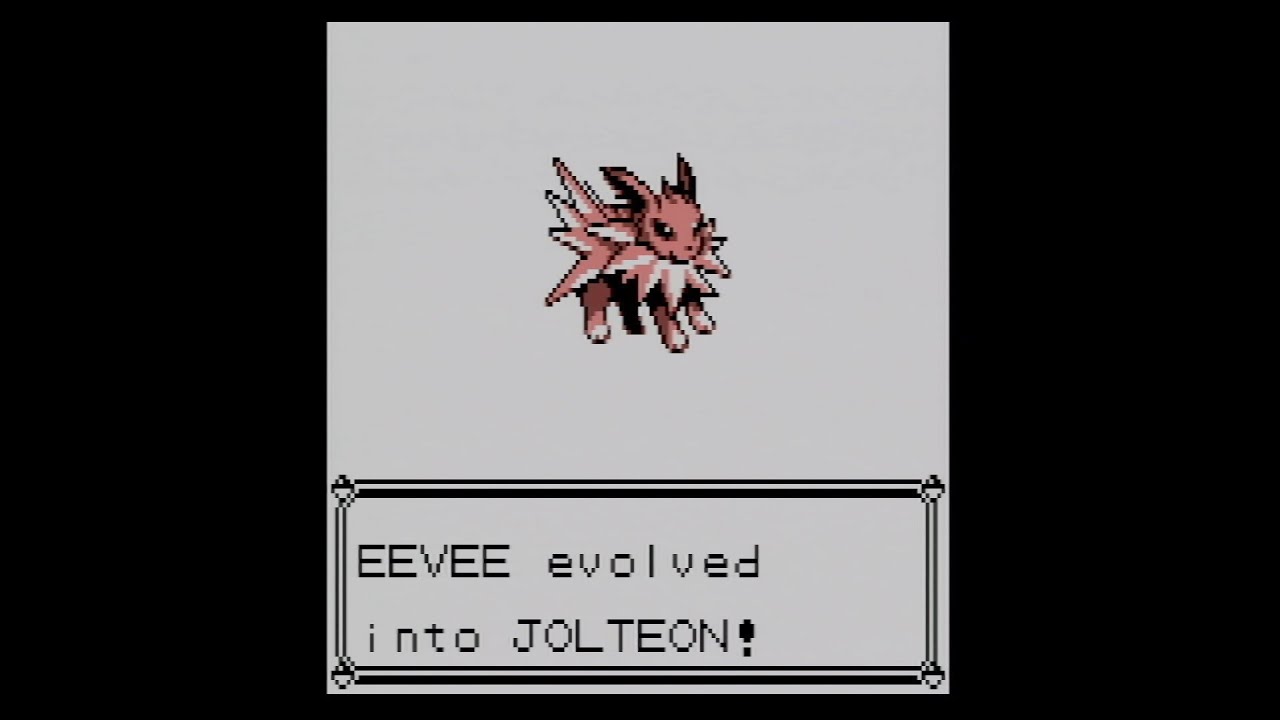 Pokemon Red/Blue - Evolving Raichu and Jolteon - YouTube