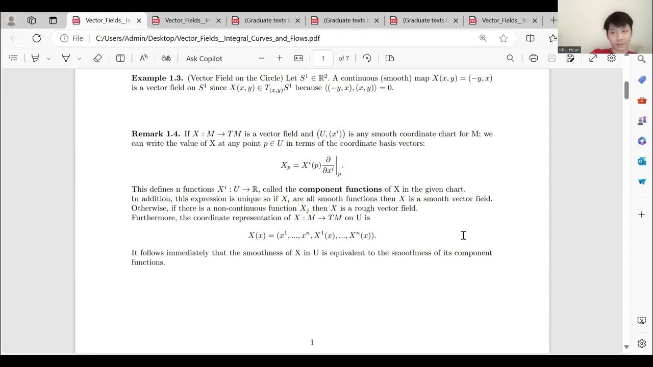 Vector Field: Integral Curves and Flows - Trường vector - YouTube