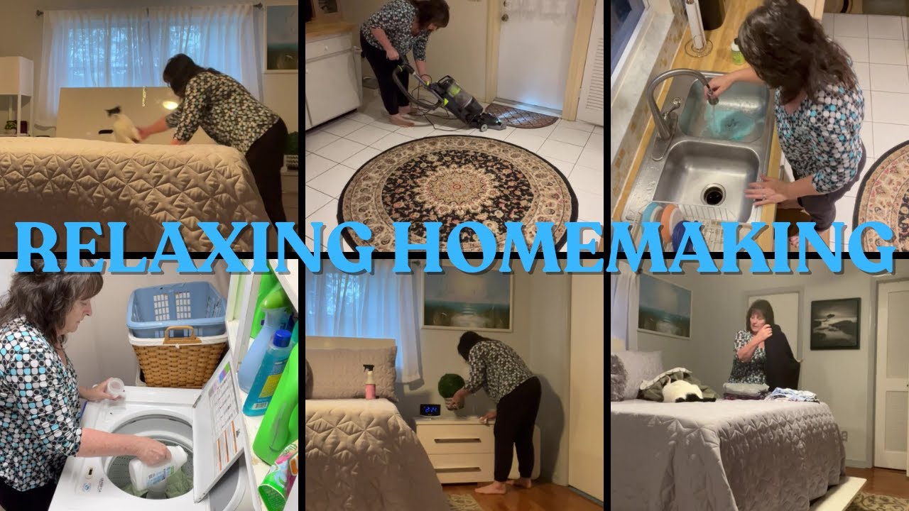 Escape the Stress with Relaxing Cleaning & Homemaking Motivation - YouTube