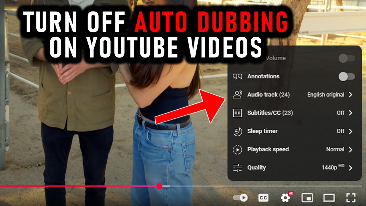 How to Turn OFF Auto Dubbing on YouTube (2025 Quick Fix!) - YouTube