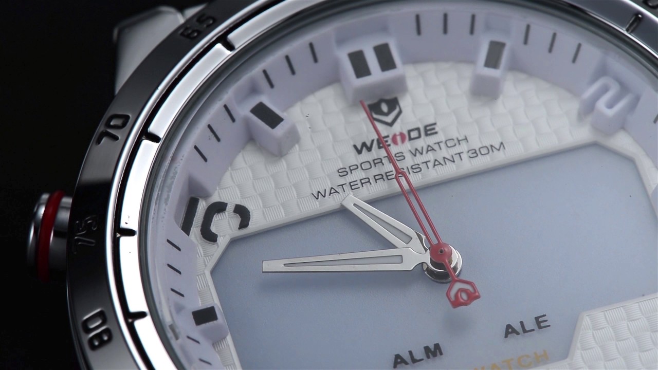 WH6102 WEIDE 2017 Latest LED digital Men's sport watch - YouTube