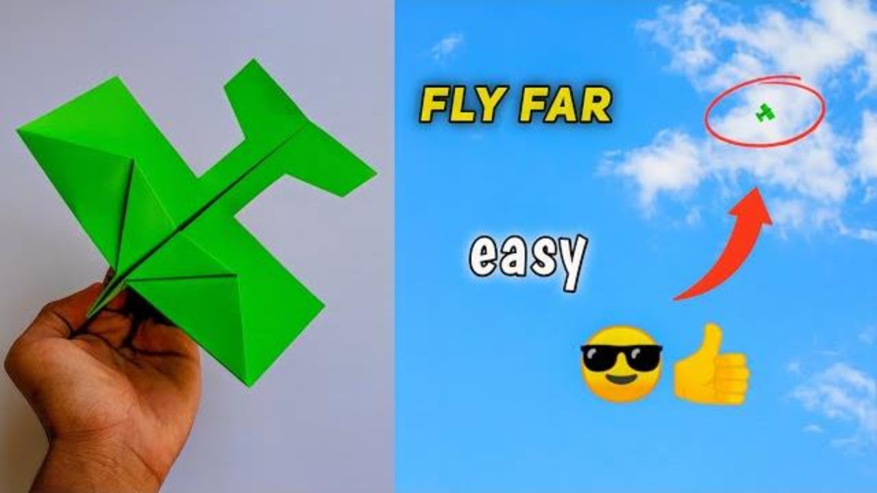 How to Make a Fast Paper Airplane - YouTube