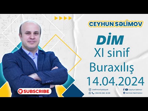 14 aprel 2024 buraxılış imtahanı