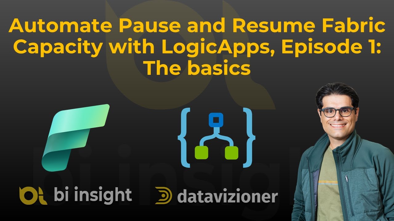Automate Pause and Resume Fabric Capacity with LogicApps, Episode 1; The basics - YouTube