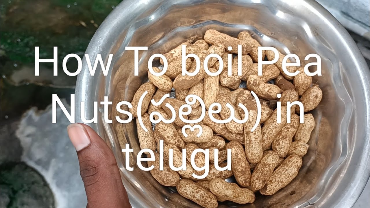 How to boil Pea Nuts - YouTube