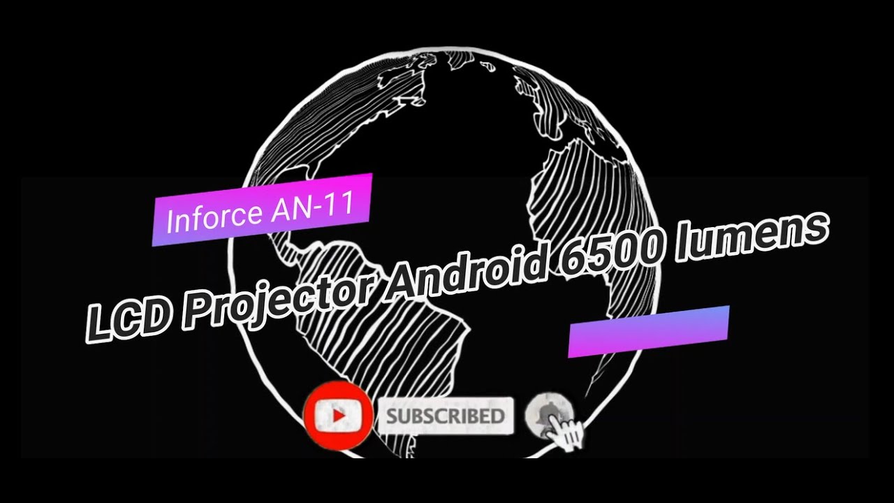 Inforce AN-11 LCD Projector Android - YouTube