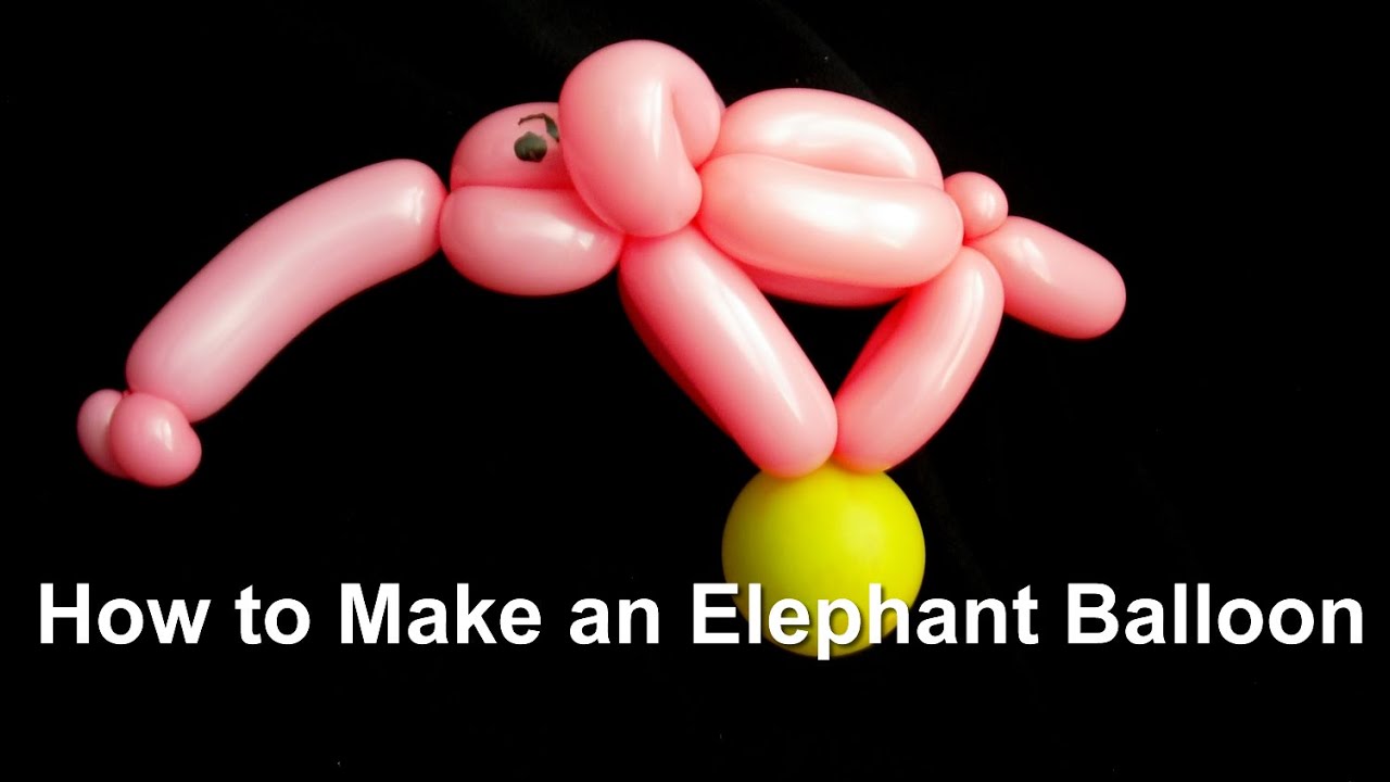 How to Make an Elephant Balloon Animal - YouTube