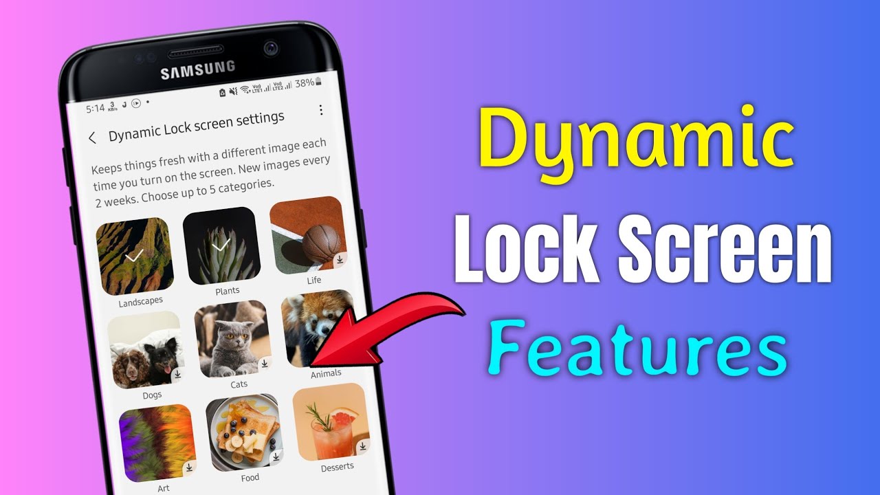 Samsung New Features || Dynamic Lock Screen Wallpapers - YouTube