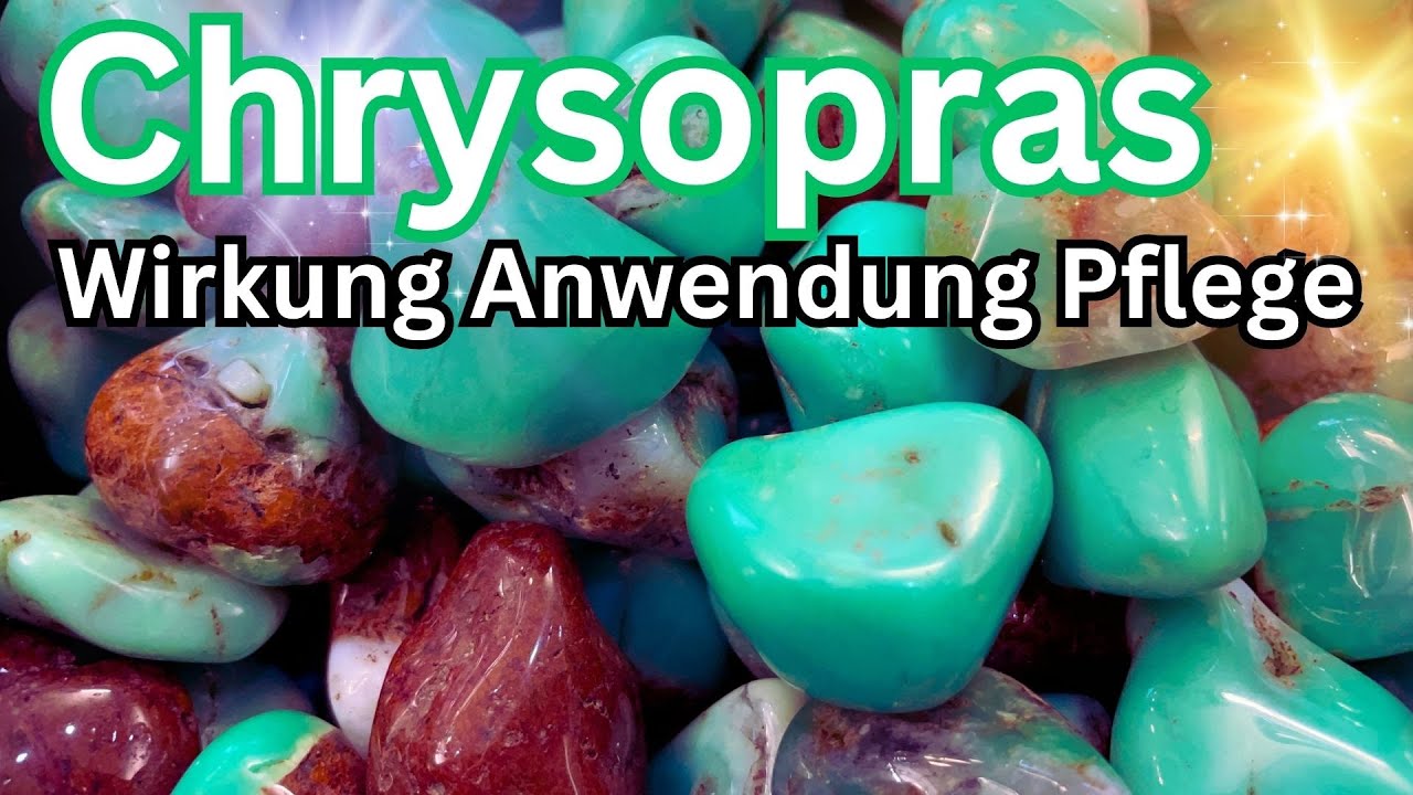Chrysopras Wirkung & Anwendung als Heilstein 💎 Kristall - YouTube