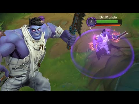 Wild Rift: Reworked Dr. Mundo Gameplay - YouTube