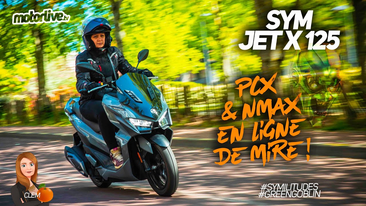 SYM JET X 125 I TEST MOTORLIVE - YouTube