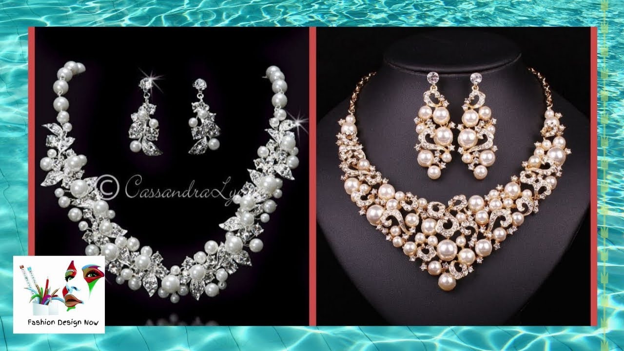 New Upcomming Pearl Necklace Designs Images - Stylish Pearl Gold ...