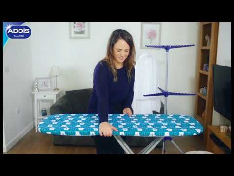 Addis Shirtmaster ironing board - YouTube