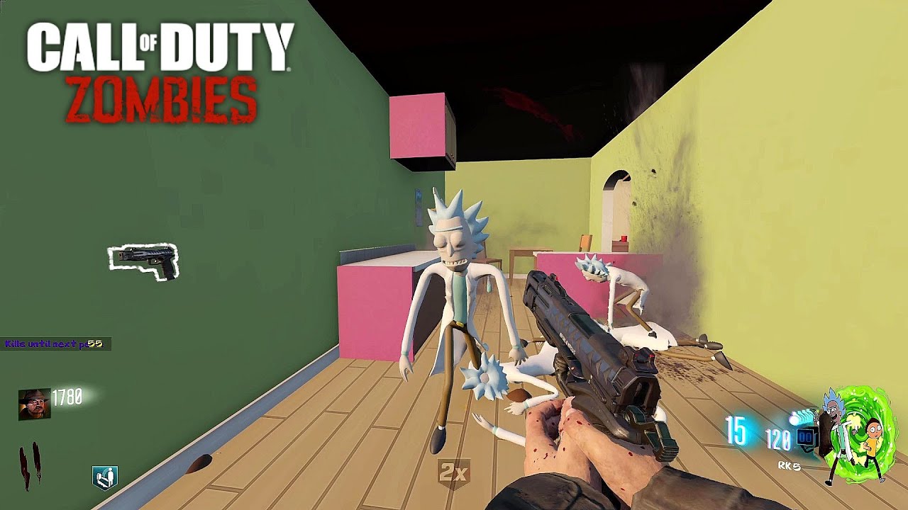 Rick And Morty Virtual Call of Duty Zombies - YouTube