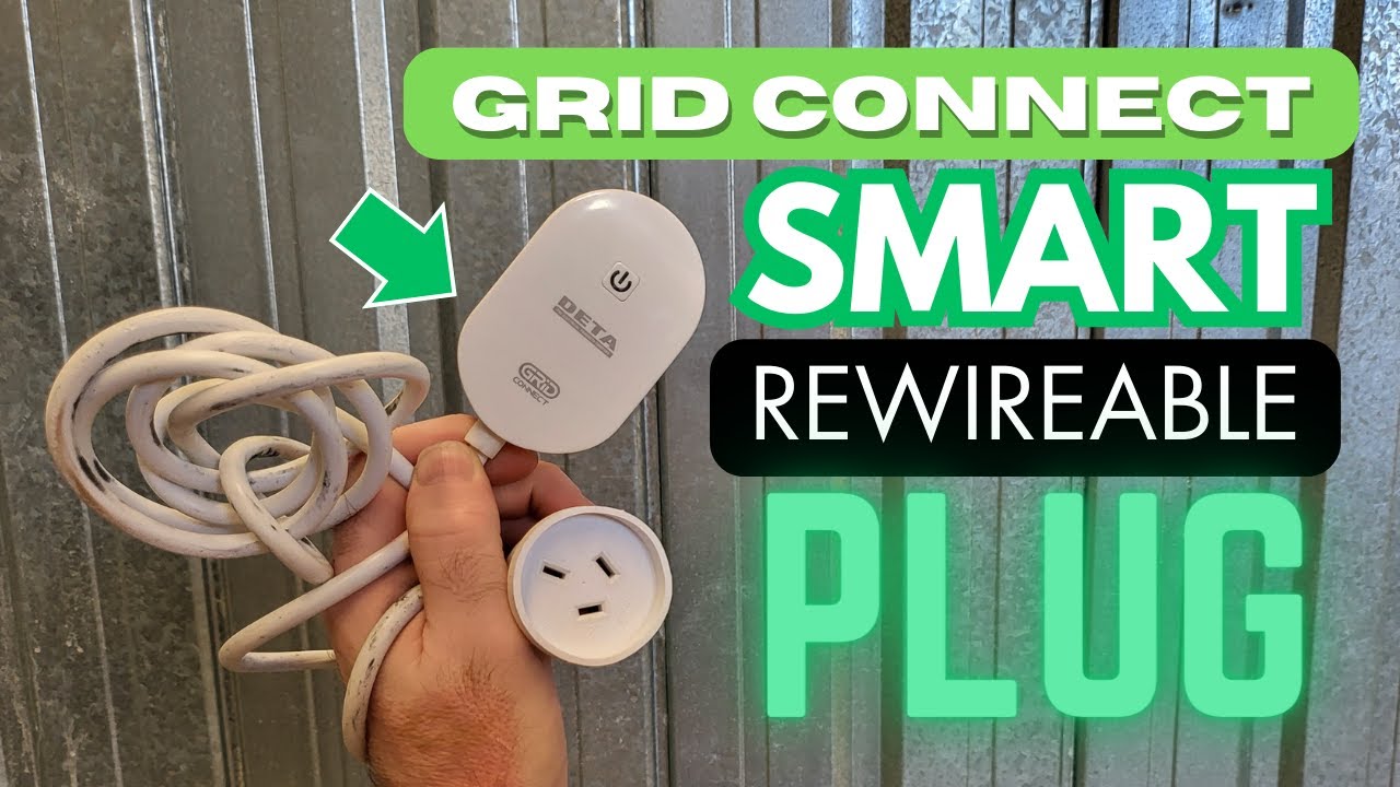 Grid Connect Smart Rewireable Plug Deta - YouTube