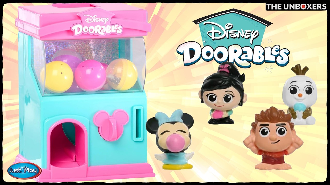 Disney Doorables Squish’Alots Vending Machine - YouTube