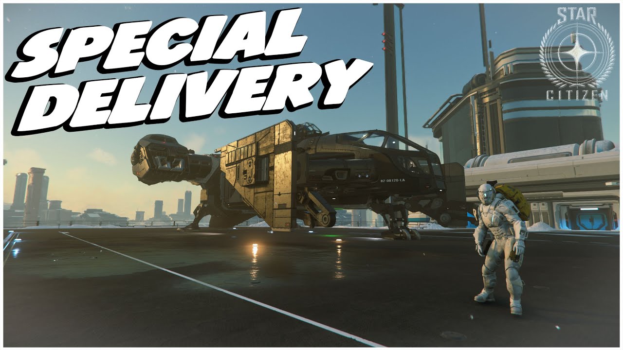 Star Citizen: Grabbing Packages (3.17.2 PU) - YouTube