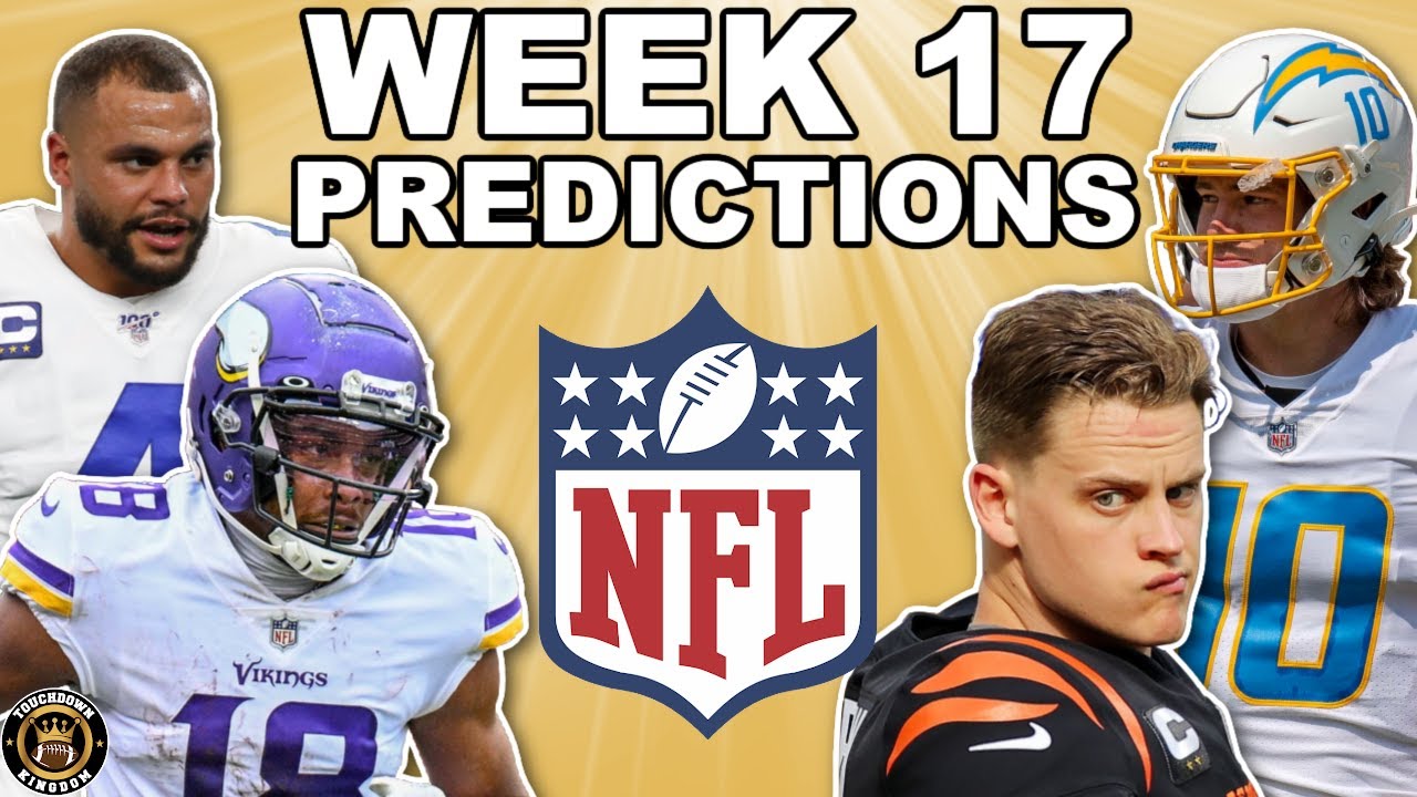 NFL Week 17 Predictions 2022! - YouTube