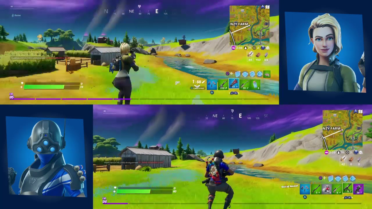 Split screen with sister - YouTube