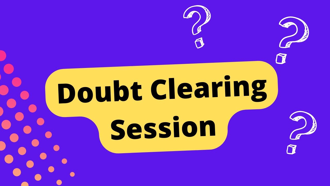 Weekend Doubt Clearing Session | Gaurav Soin - YouTube Weekend Doubt Clearing Session | Gaurav Soin - YouTube